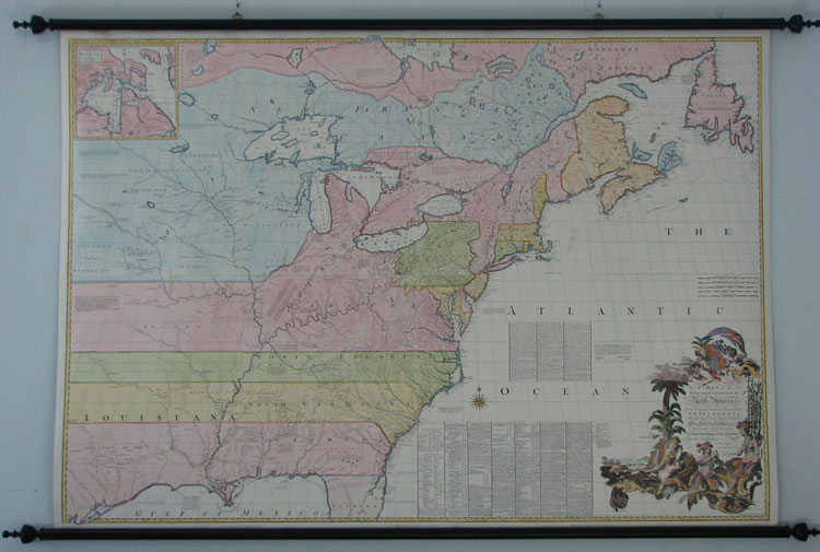 18th Century Colonial America Map - Map